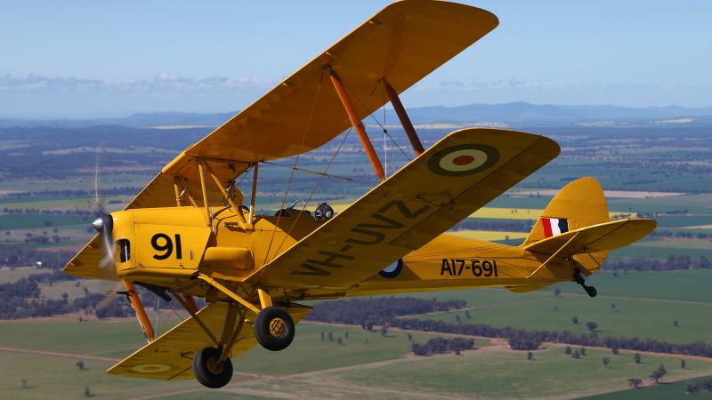 Air Force heritage aircraft flypast at RAAF Base Williams, Laverton ...